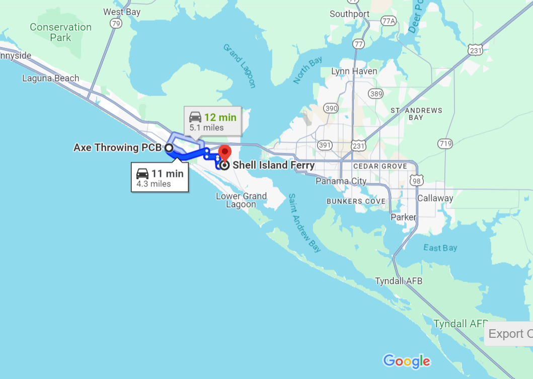 Axe Throwing PCB - Panama City Beach, FL 32413
